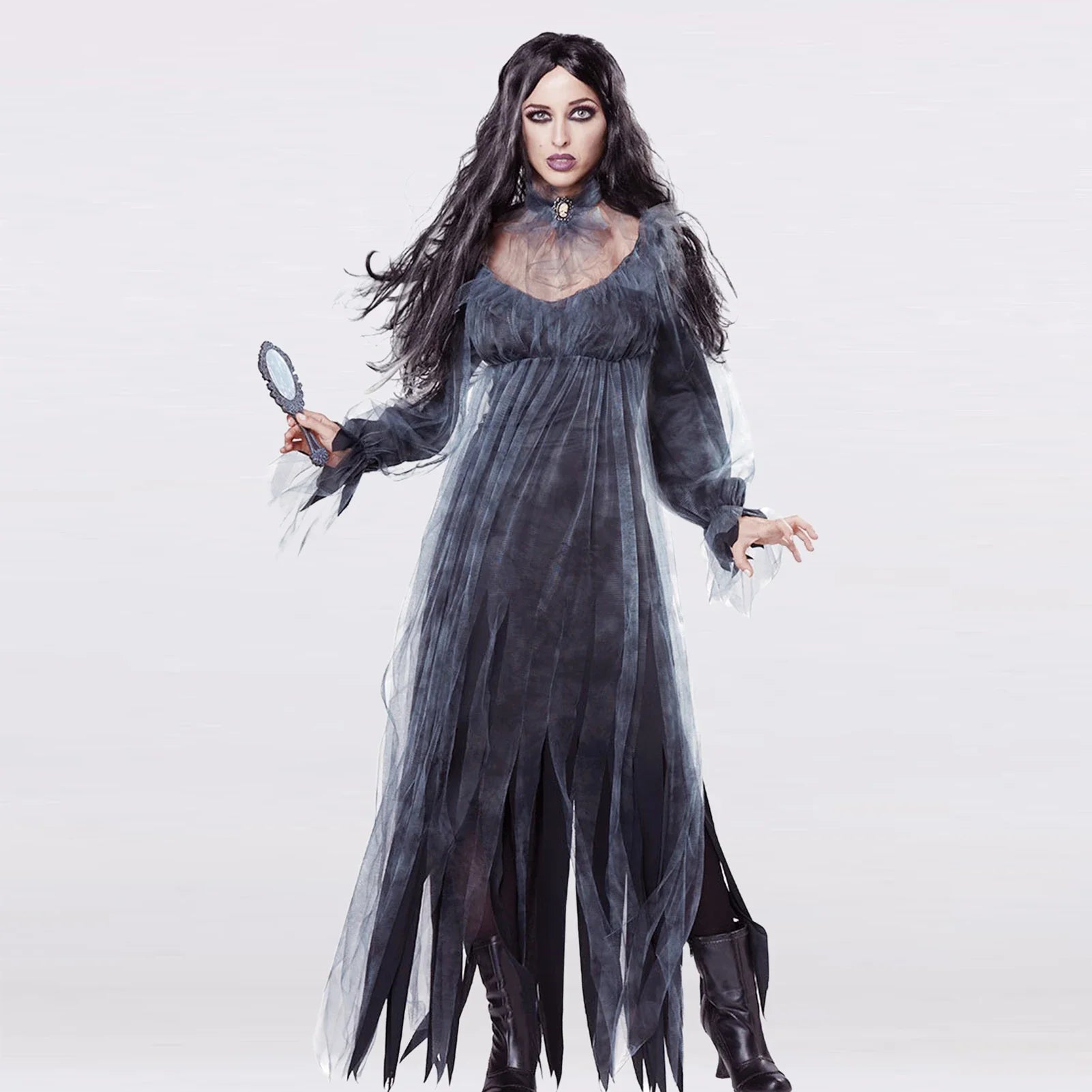 Gothic Maxi Dress – Gothic Mist