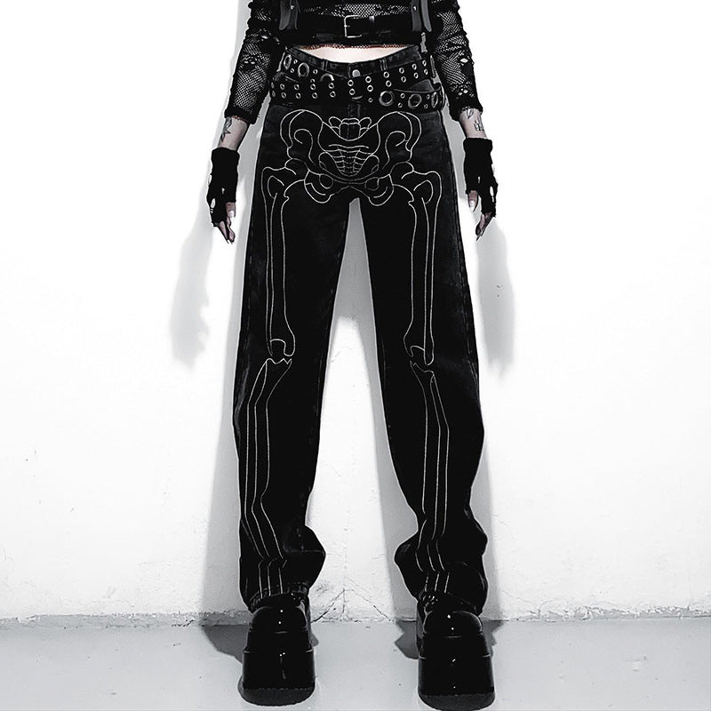 Retro Goth' Jeans – Gothic Mist