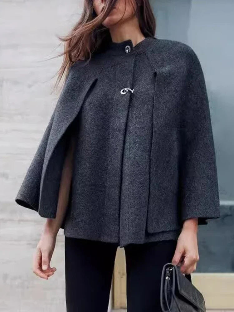 Women's Vintage Cloak Gray – Gothic Mist