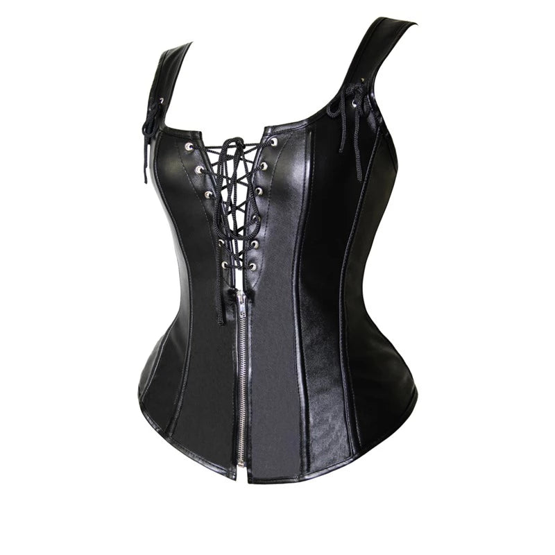 Steam Diva Lace Up Corset – Gothic Mist