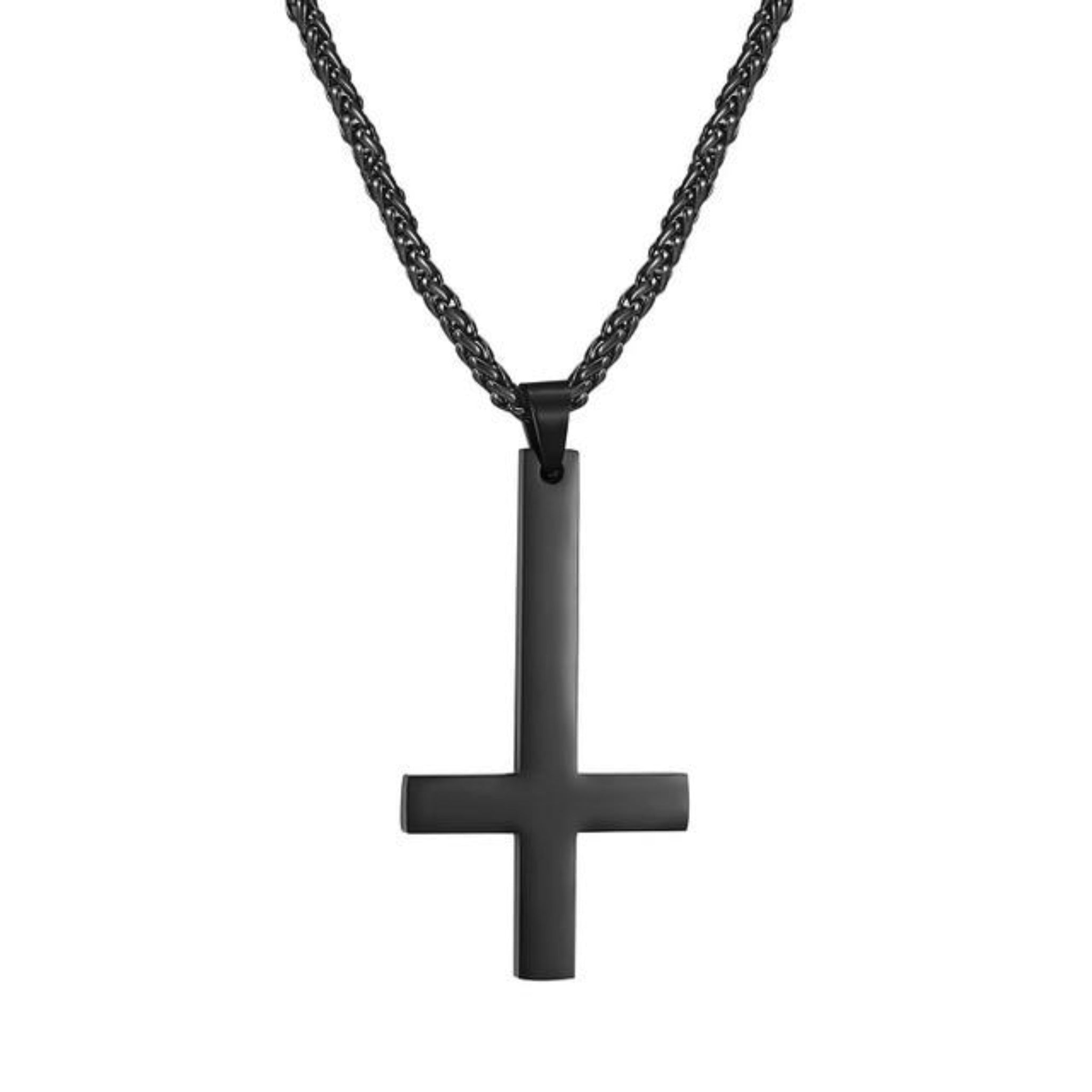 Inverted Cross Necklace – Gothic Mist